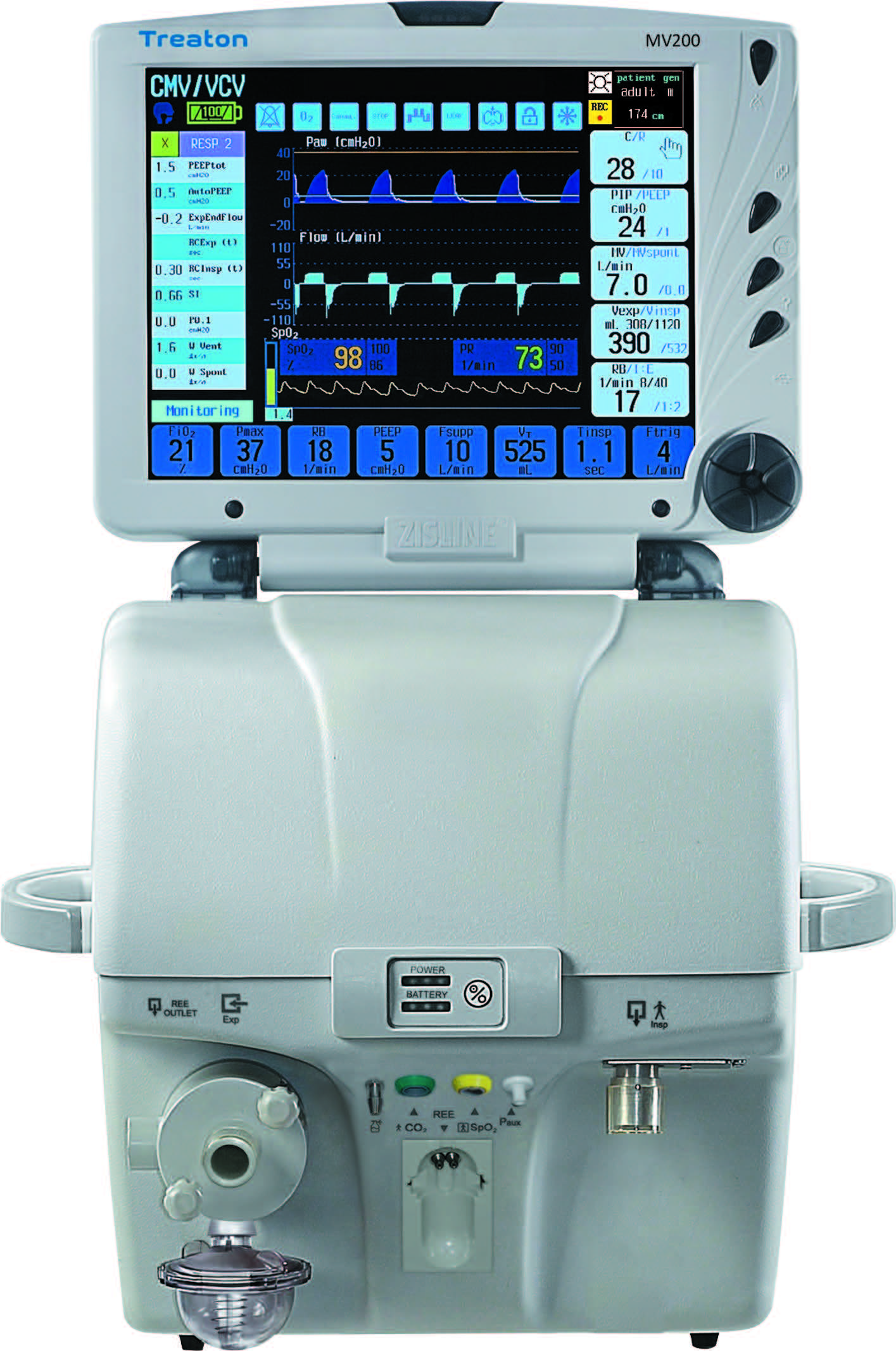 Zisline MV200 Ventilator – Gemilang Asia Technology